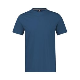T-Shirt Lerros "Lerros T-Shirt mit Rundhalsausschnitt", Damen, Gr. 3XL, storm blau, 100% Baumwolle, Rundhals, Shirts T-Shirt