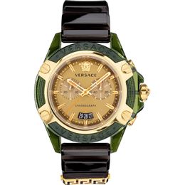 Versace Uhr Herren Gr&ouml;&szlig;e One Size gold / gr&uuml;n / dunkelgr&uuml;n / schwarz
