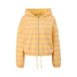 Qs Zip-Up Hoodie female Yellow size M