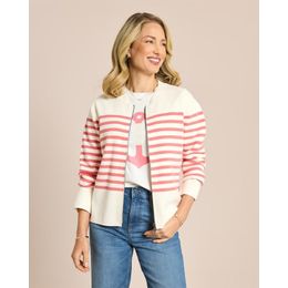 THOMAS RATH Gestreifter Cardigan