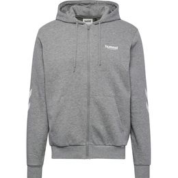 Hummel Zip-Up Hoodie 'LEGACY 2.0' male Grey size L