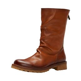 felmini Stiefelette Damen Gr&ouml;&szlig;e 41 braun Winterschuhe
