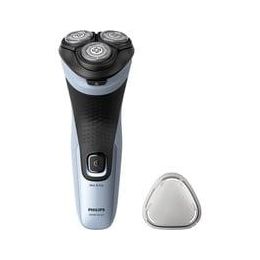 Philips Shaver 3000X Series, Rasierer hellblau/schwarz, USB-A-Ladeanschluss