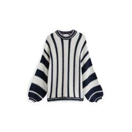 Tommy Hilfiger Pullover 'Mixed Stripe' Damen Gr&ouml;&szlig;e L/XL marine / wei&szlig;