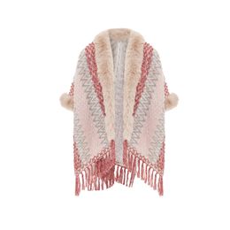 IMALA Cape Damen Gr&ouml;&szlig;e M beige / grau / pink