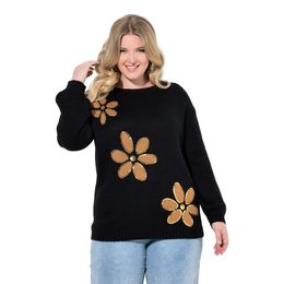 MIAMODA Sweater female Black size 58-60