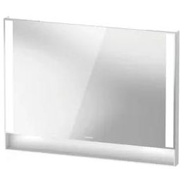 Duravit Qatego Spiegel, Lichtfelder seitlich, dimmbar, 1000x750x65mm, QA7083018180100, Farbe: Wei&szlig; Matt/mit Spiegelheizung