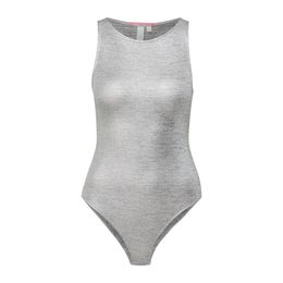 QS Shirtbody Damen Gr&ouml;&szlig;e L silber