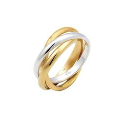 Elli Ring 'Trio' Damen Gr&ouml;&szlig;e 54 gold / silber