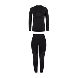 Smilodox Thermo Outfit Set Emerelle Damen Gr&ouml;&szlig;e XL schwarz