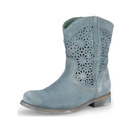 felmini Stiefelette Damen Größe 39 hellblau Winterschuhe