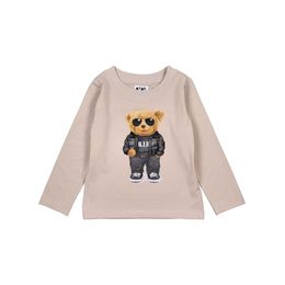 Nini Shirt Jungen Gr&ouml;&szlig;e 98 pueblo / brokat / schwarz / wei&szlig;