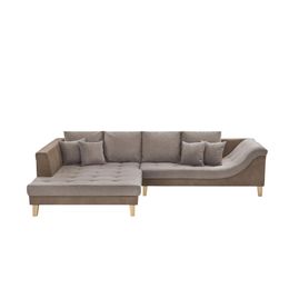 Smart Ecksofa Wilma braun Maße (cm): B: 302 H: 82 T: 202.0 » Möbel Kraft
