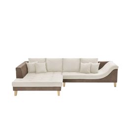 Smart Ecksofa Wilma braun Maße (cm): B: 302 H: 82 T: 202.0 » Möbel Kraft