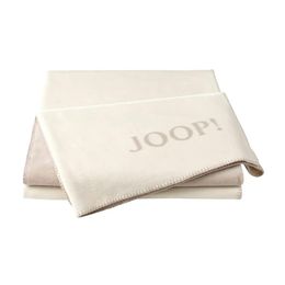 JOOP! Wohndecke Uni Doubleface creme Baumwollmischgewebe Ma&szlig;e (cm): B: 150 H: 1 &raquo; M&ouml;bel Kraft