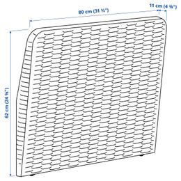 IKEA VITTSK&Auml;R R&uuml;ckenlehne f&uuml;r Sitzelement, au&szlig;en