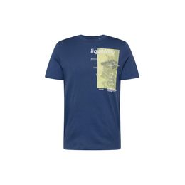 s.Oliver T-Shirt Herren Gr&ouml;&szlig;e L marine / hellgr&uuml;n / wei&szlig;
