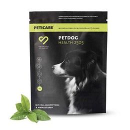 Peticare Muskulatur Pulver f&uuml;r Hunde, mit essenziellen Aminos&auml;uren, Kollagen 125 g
