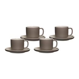 Ritzenhoff & Breker Ritzenhoff & Breker Kaffeetassen mit Untertassen Jasper 240 ml 4er Set