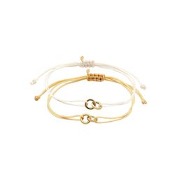 Elli Bracelet 'Infinity' female Yellow, White size 16