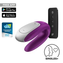 Satisfyer Double Fun Connect App, 9,5 cm, mit Fernbedienung
