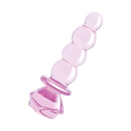 dreamtoys Glaze Glass - Rosebud Beaded Plug, 14 cm