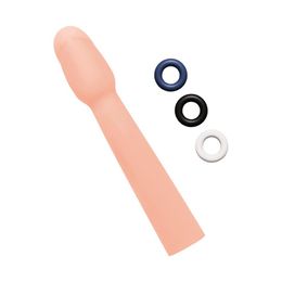 Realistic 2" Penis Extender, 18 cm