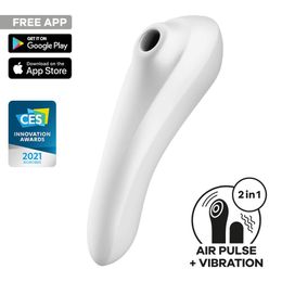 Satisfyer Dual Pleasure Connect App, Vibrator + Druckwellen