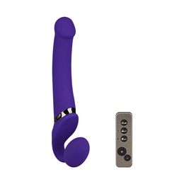 Strap-On-Me Vibrating Bendable Strap-On - Size M, 34 cm