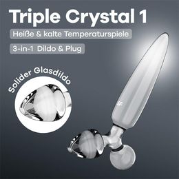 Satisfyer Triple Crystal 1, 21 cm