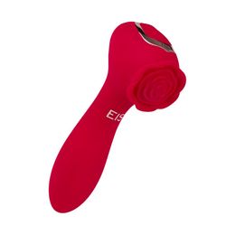 EIS Rosenf&ouml;rmiger Doppelvibrator aus Silikon, 12,5 cm