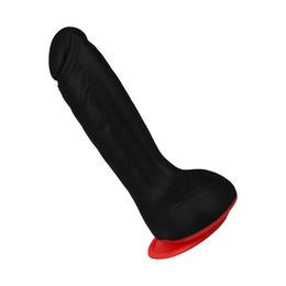 EIS Flexibler Naturdildo mit Saugfu&szlig;, 21 cm