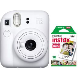 Fujifilm Instax Mini 12 clay white + Mini Film