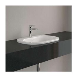 Villeroy & Boch Villeroy & Boch O.Novo Einbauwaschbecken 41615601 560 x 405 x 200 mm, Wei&szlig; Alpin, mit &Uuml;berlauf