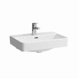 Laufen Pro S Compact Waschtisch 8189584001041 55 x 38 cm, mit &Uuml;berlauf, 1 Hahnloch, wei&szlig;
