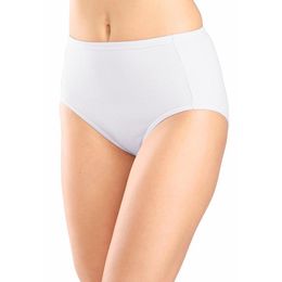 PETITE FLEUR BY LASCANA Taillenslip wei&szlig; Gr. 46 f&uuml;r Damen. Mit Ziern&auml;hte. K&ouml;rpernah. Nachhaltig.