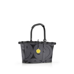 Reisenthel Einkaufskorb Carrybag XS smiley grey, Anthrazit, Textil, 5 L, 33.5x18x19.5 cm, Freizeit, Koffer & Taschen, Einkaufsk&ouml;rbe