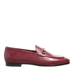 Gucci Loafer - Moccassin Jordaan - Gr. 38 (EU) - in Rot - f&uuml;r Damen