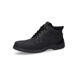 Camel Active Leder-Boots in Schwarz - 50% | Gr&ouml;&szlig;e 44 | Herrenstiefel