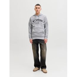 Jack & Jones Jack & Jones Hoodie in Grau - 43% | Gr&ouml;&szlig;e L | Herren-sweatshirts-jacken