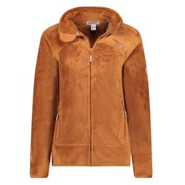 Geographical Norway Fleecejacke "Upaline" in Camel - 50% | Gr&ouml;&szlig;e L | Damenjacken