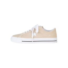 Converse Leder-Sneakers "One Star Pro" in Beige - 60% | Größe 42,5 | Damen-sneakers
