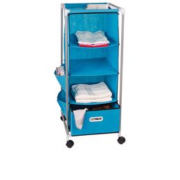 axentia Aufbewahrungscontainer in Hellblau - (B)38,5 x (H)99 x (T)38,5 cm - 37% | Kisten-koerbe