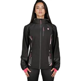 Geographical Norway Softshelljacke "Trelina" in Schwarz - 65% | Gr&ouml;&szlig;e S | Damen-outdoorjacken