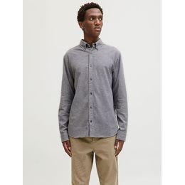 Jack & Jones Jack & Jones Hemd - Regular fit - in Grau - 36% | Gr&ouml;&szlig;e S | Herren-plussize