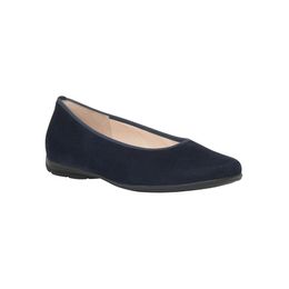 Hassia Leder-Ballerinas "Pescara" in Dunkelblau - 48% | Größe 38 | Damen-ballerinas