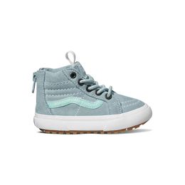 Vans Leder-Sneakers "MTE SK8-Hi Zip" in Hellblau - 70% | Größe 21 | Babysneakers