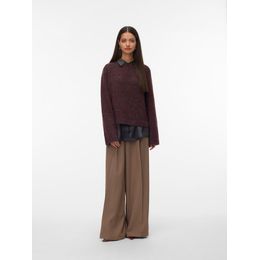 V&eacute;ro Moda Vero Moda Pullover in Aubergine - 55% | Gr&ouml;&szlig;e XS | Damen-pullover-cardigans