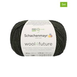 Schachenmayr since 1822 10er-Set: Mixgarne "wool4future" in Gr&uuml;n - 10x 50 g - 32% | Kreativbedarf-diy