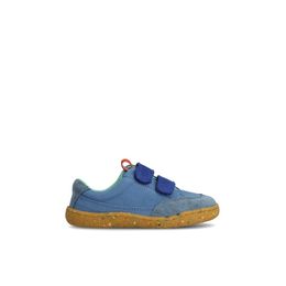 Groundies Leder-Barfußschuhe "Amsterdam" in Blau - 52% | Größe 33 | Kindersneakers